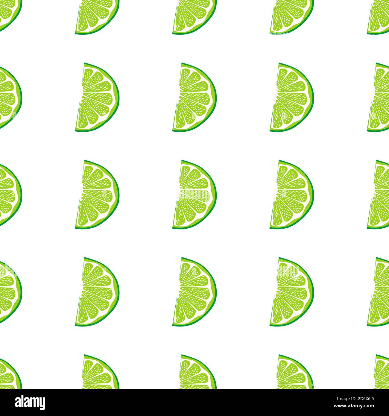 Illustration on theme big colored seamless green lime, bright fruit ...