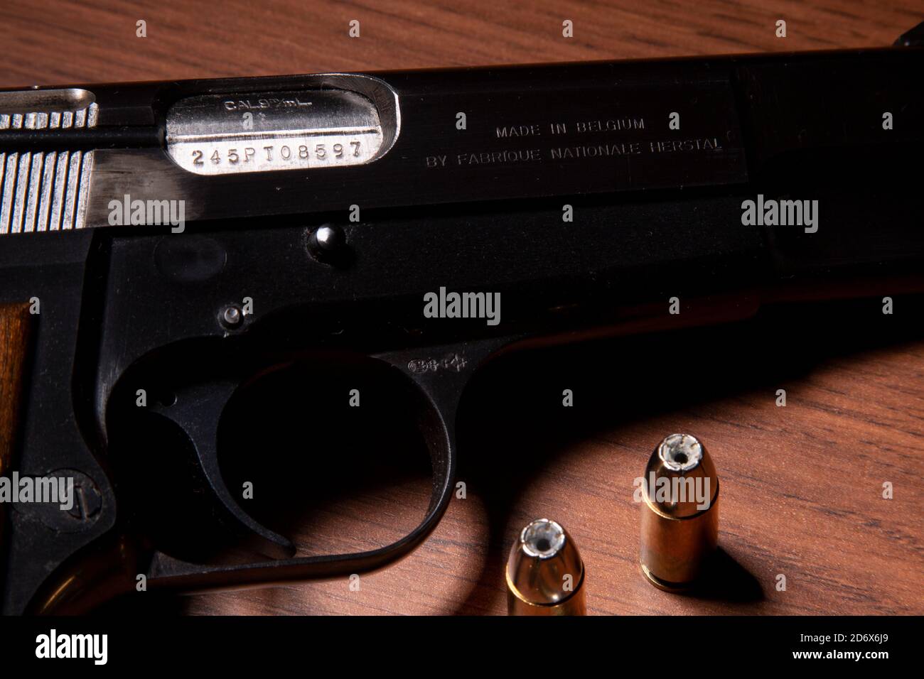 9mm Browning High Power Stock Photo - Alamy