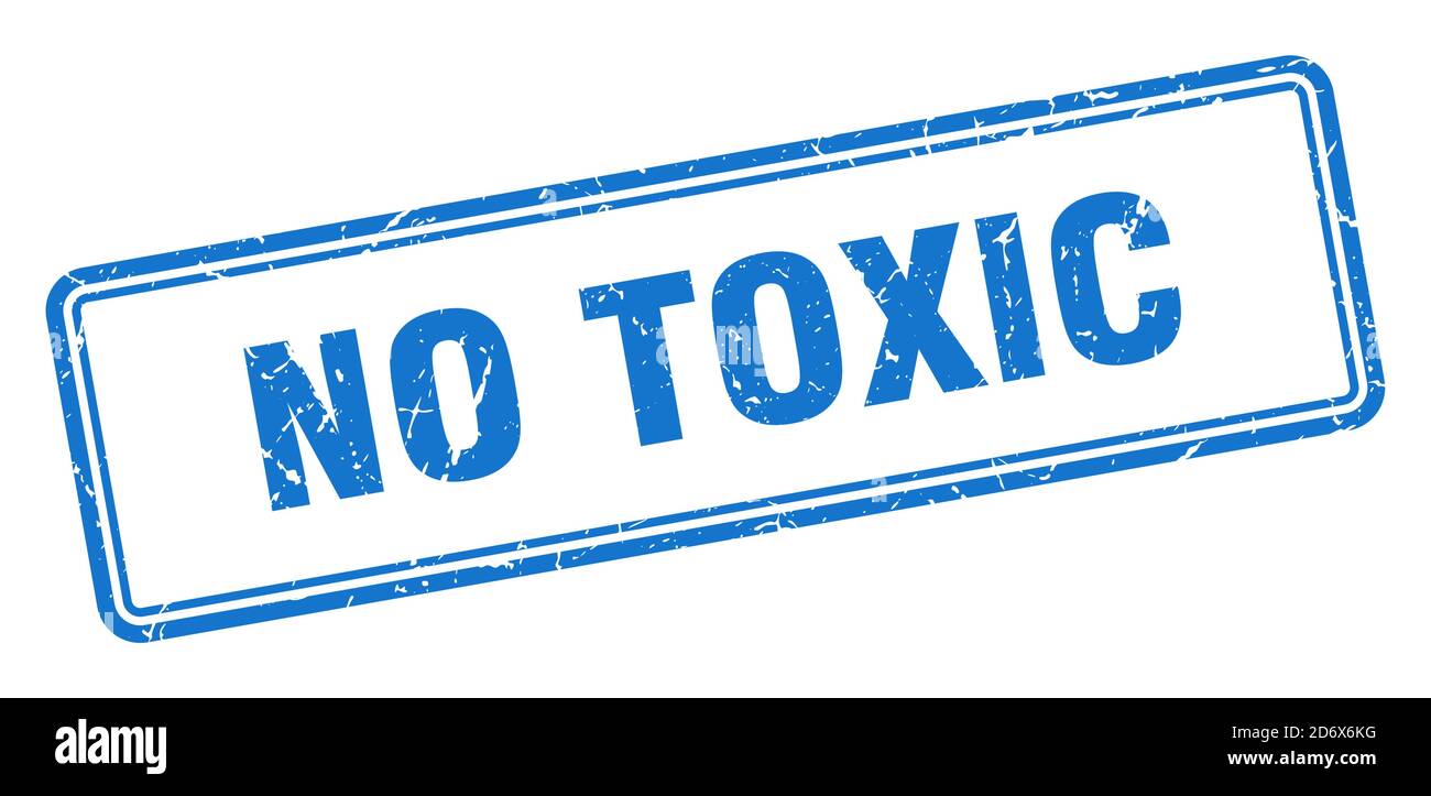 no toxic stamp. square grunge sign isolated on white background Stock ...