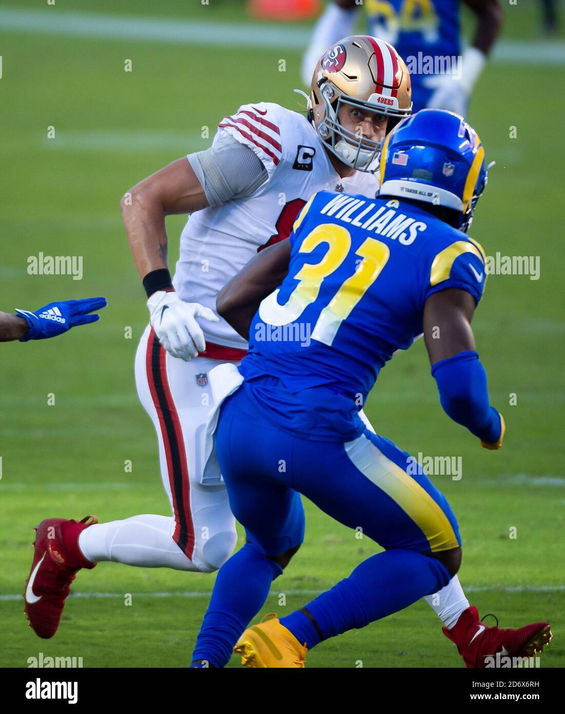 George kittle rams hi-res stock photography and images - Alamy