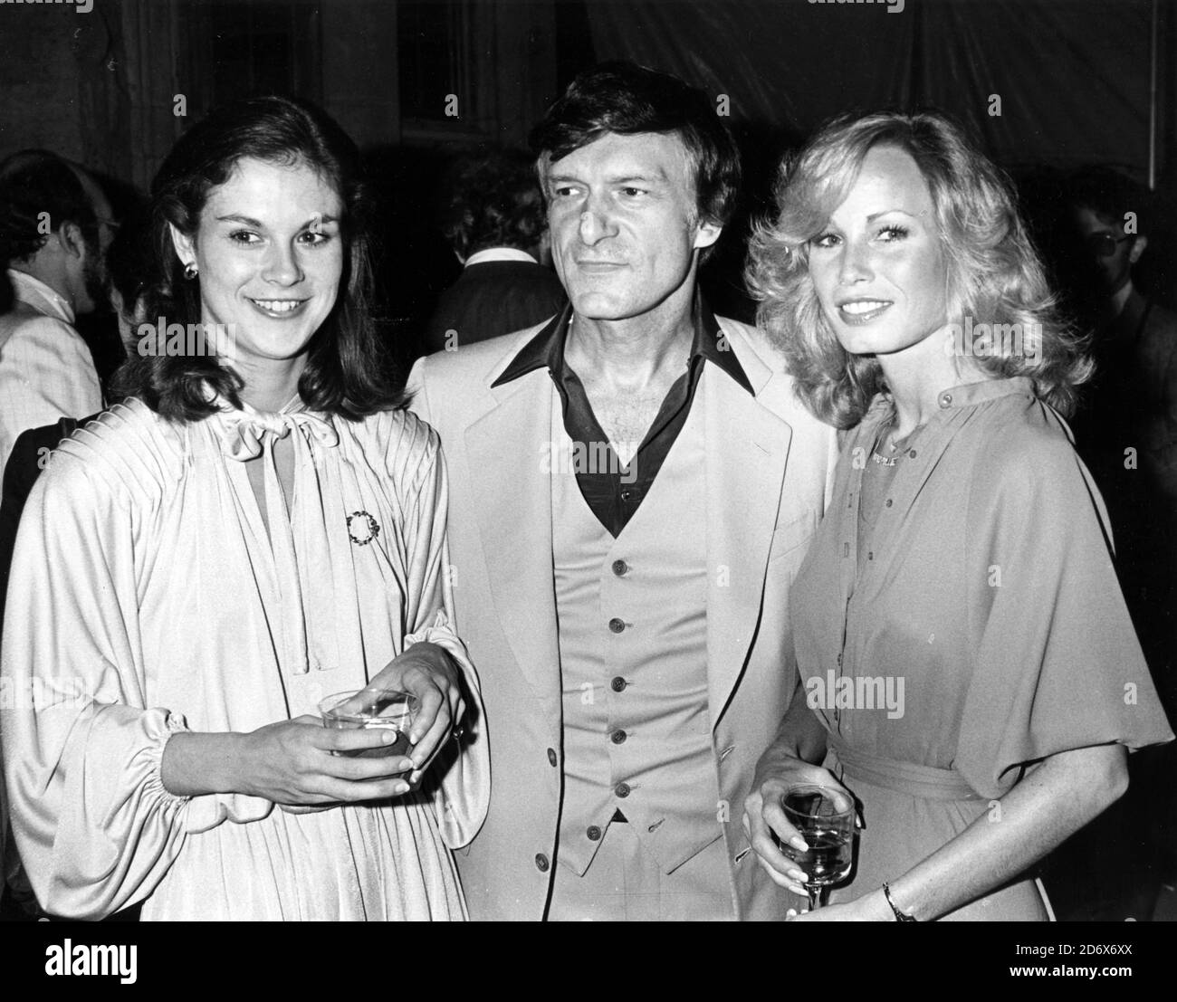Los Angeles.CA.USA. LIBRARY. Hugh Hefner with daughter Christy and ...