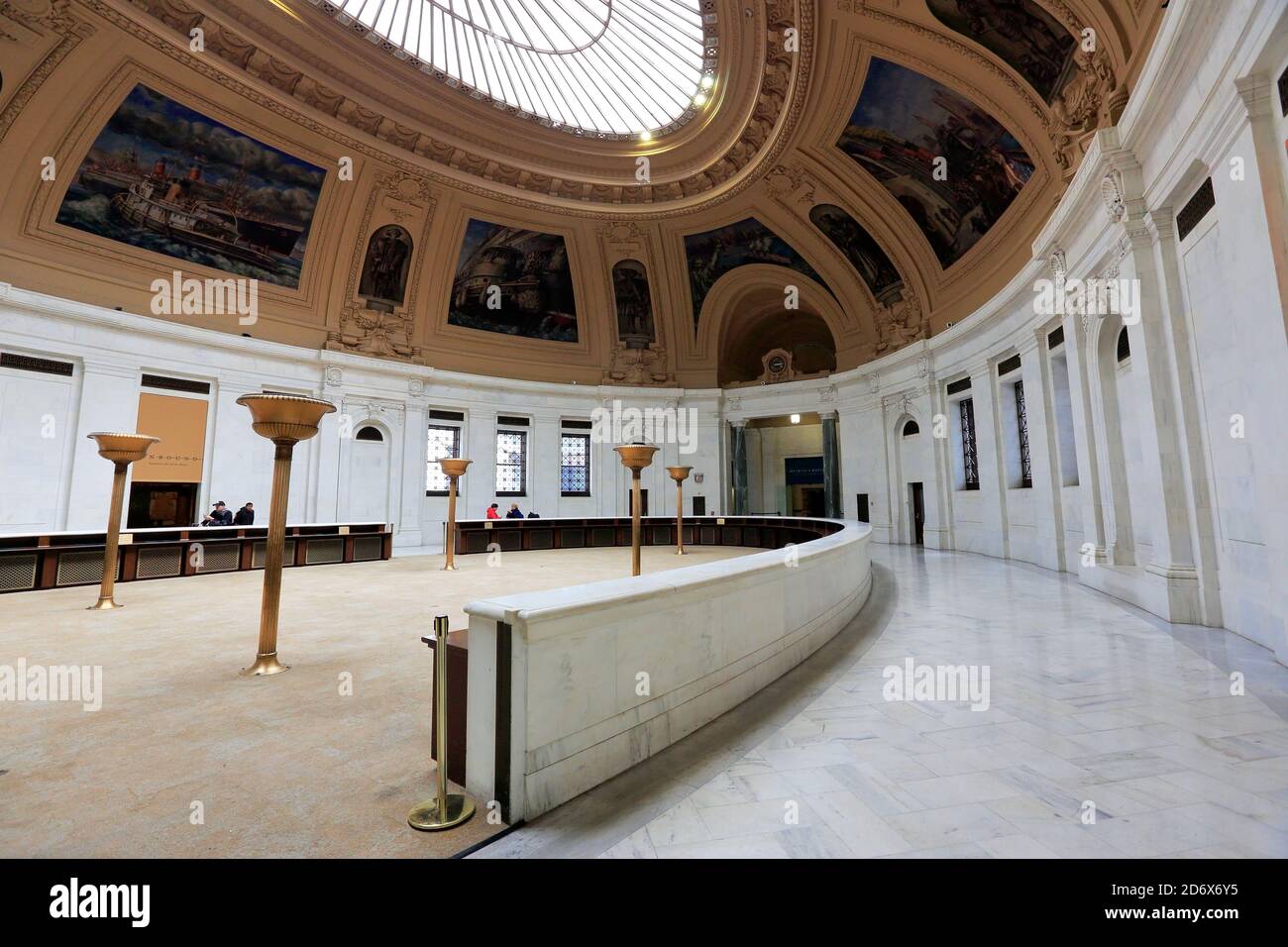New york custom house rotunda hi-res stock photography and images - Alamy
