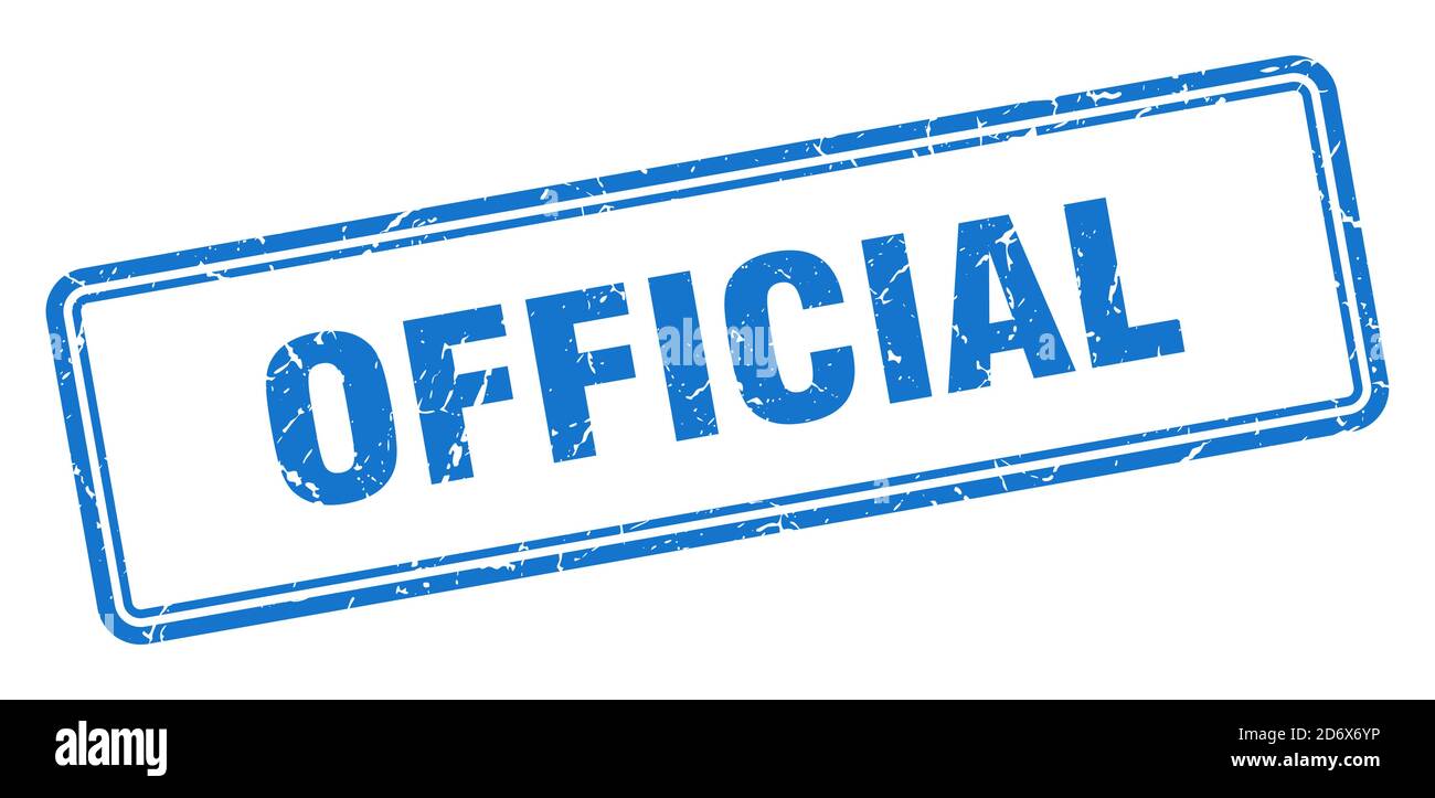 official stamp. square grunge sign isolated on white background Stock Vector Image & Art - Alamy