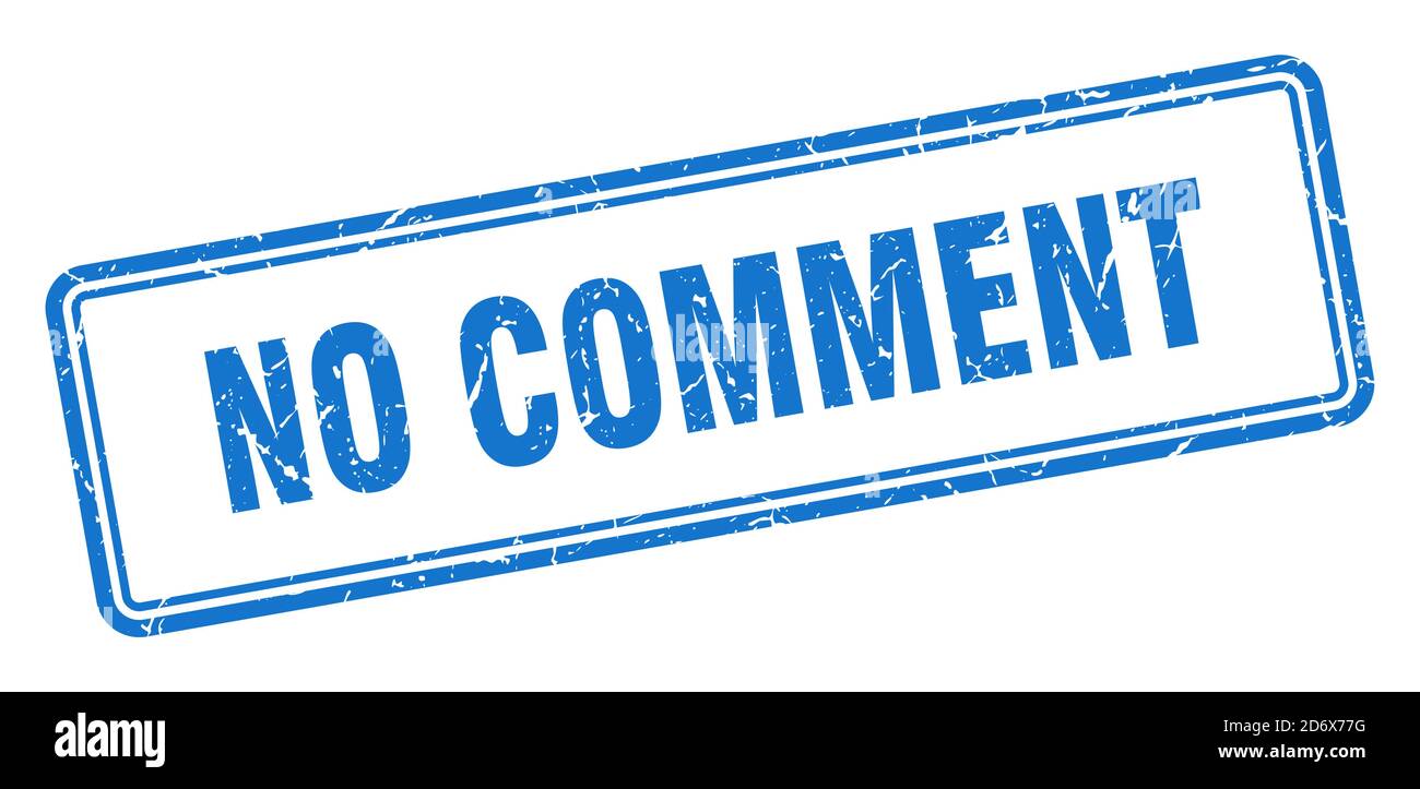 No comment stamp Stock Vector Images - Alamy