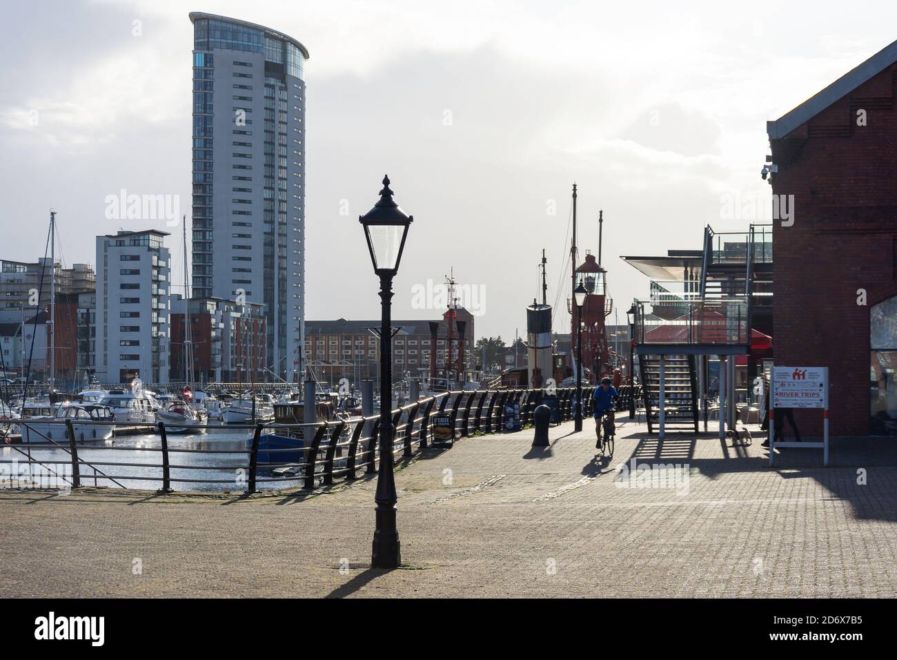 The Tawe Basin, Swansea Marina, Maritime Quarter, Swansea (Abertawe ...