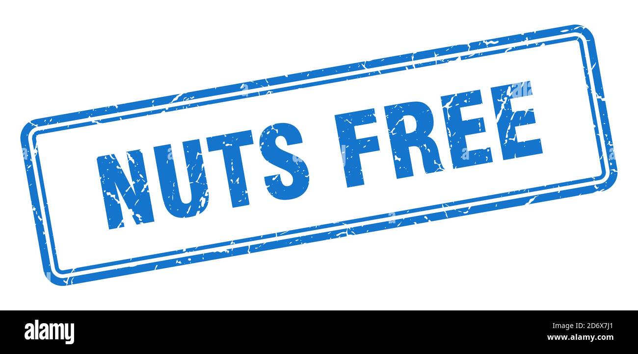 nuts free stamp. square grunge sign isolated on white background Stock ...