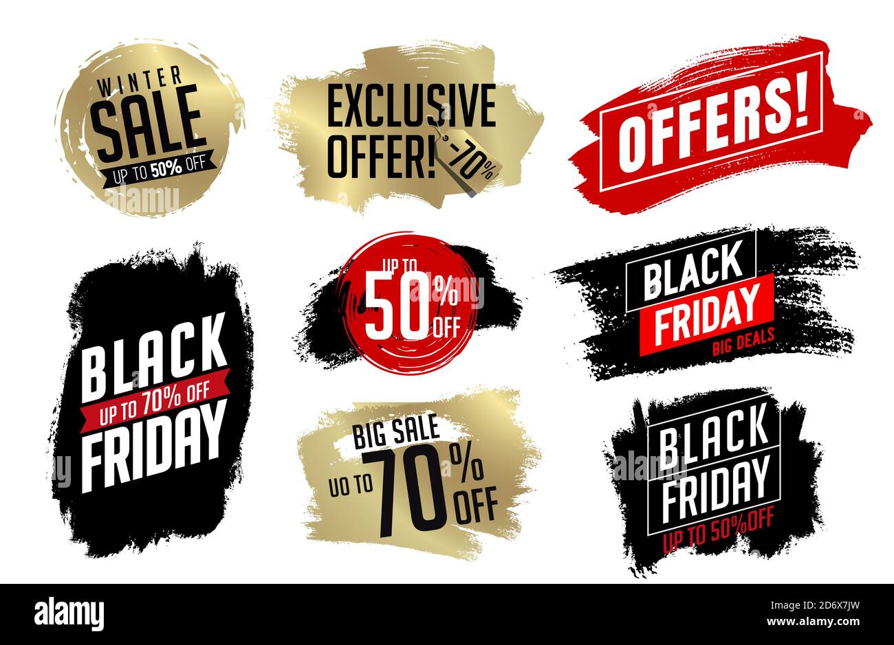Black friday backgrounds web Stock Vector Images - Alamy
