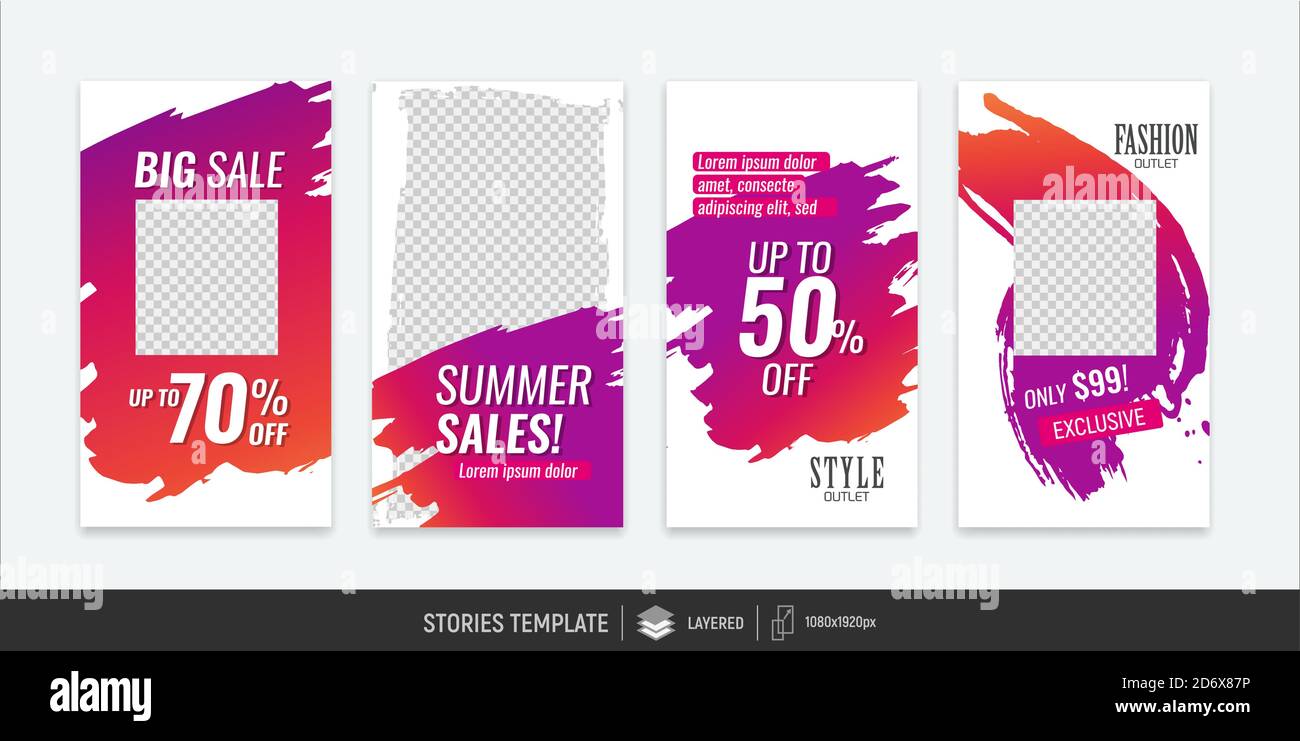 Editable templates for social media stories. Instagram story ...