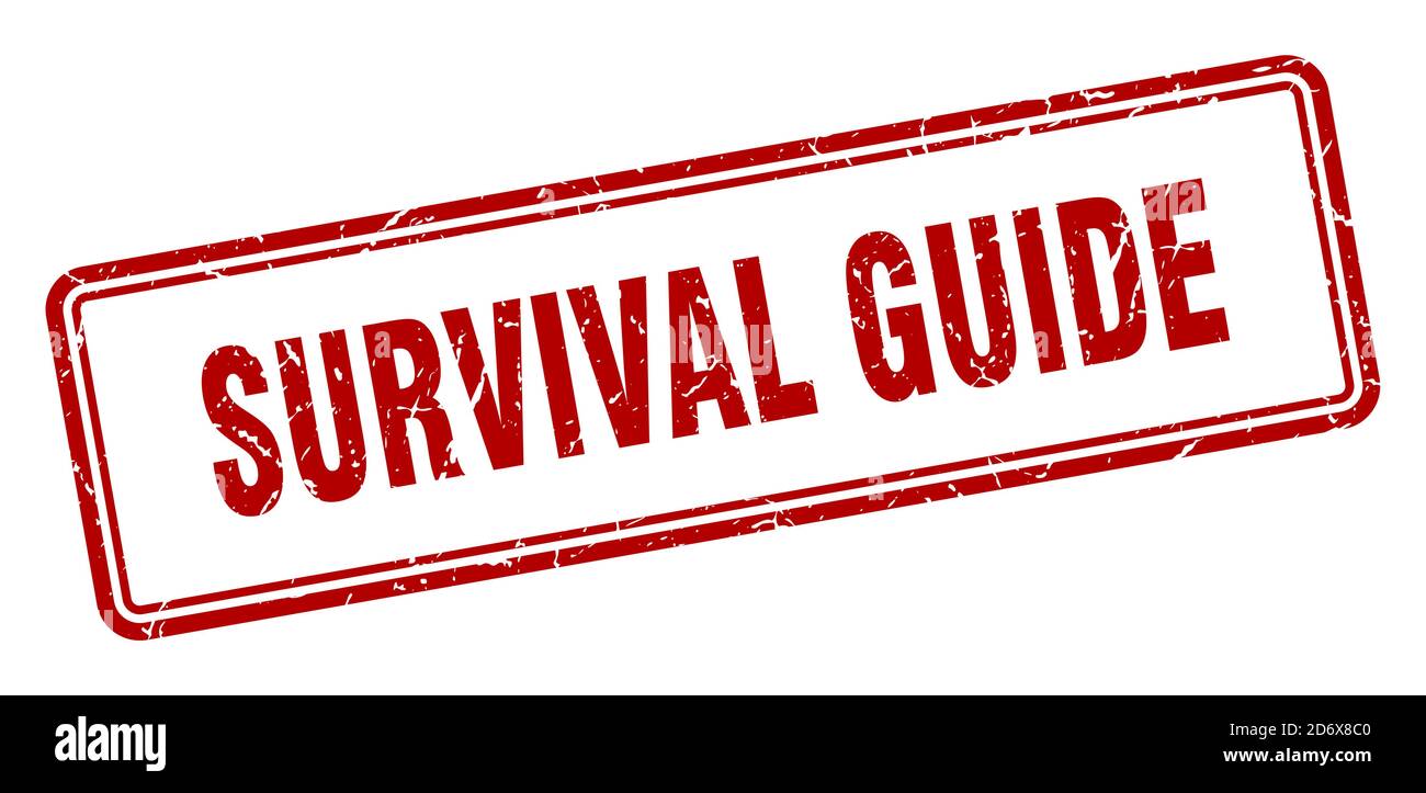 Survival guide stamp Stock Vector Images - Alamy