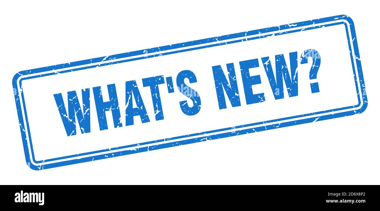 what's new? stamp. square grunge sign isolated on white background Stock Vector Image & Art - Alamy
