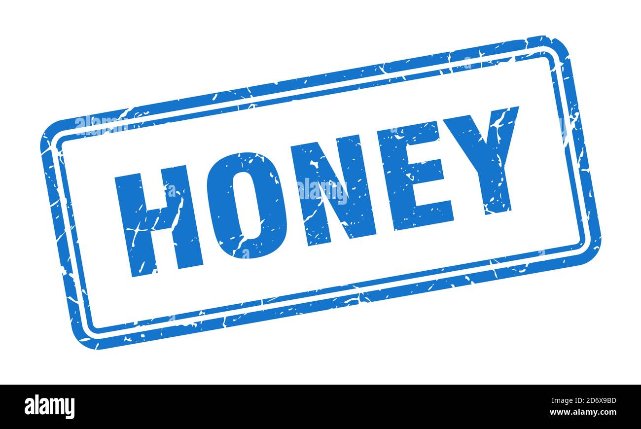 honey stamp. square grunge sign isolated on white background Stock Vector Image & Art - Alamy