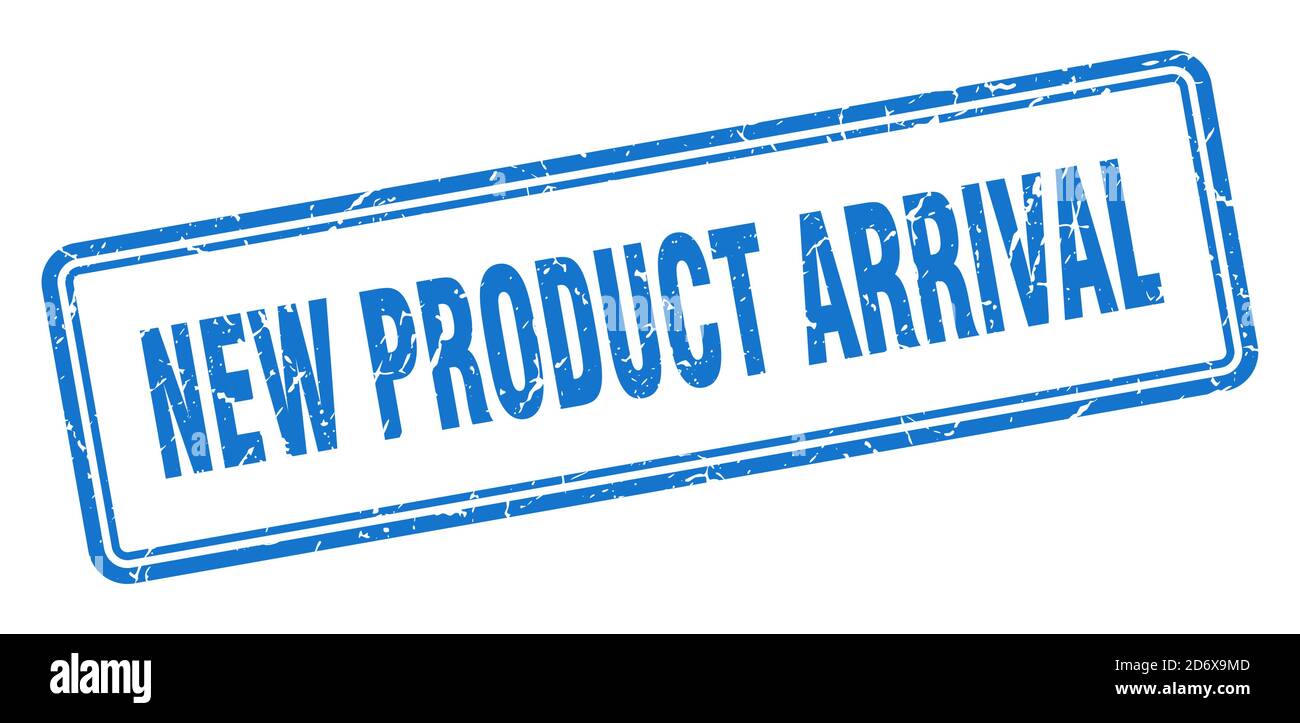 new product arrival stamp. square grunge sign isolated on white background Stock Vector Image ...