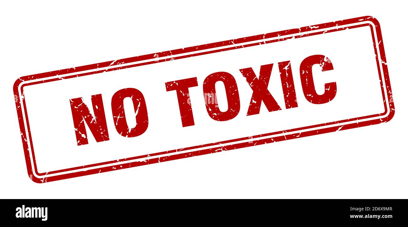 no toxic stamp. square grunge sign isolated on white background Stock Vector Image & Art - Alamy