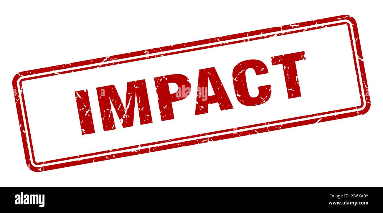 impact stamp. square grunge sign isolated on white background Stock Vector Image & Art - Alamy