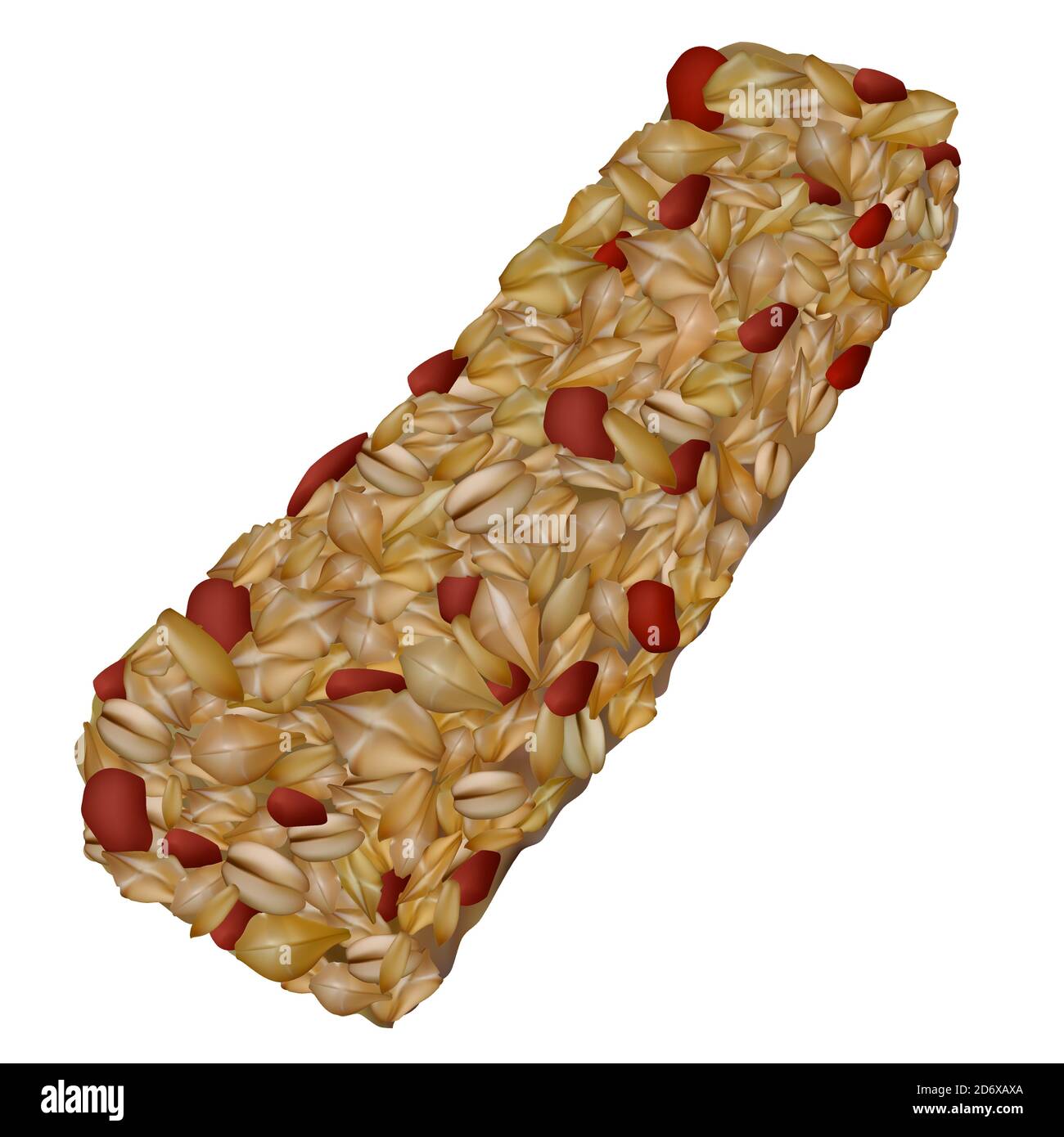 Healthy oat granola muesli Stock Vector Images - Alamy