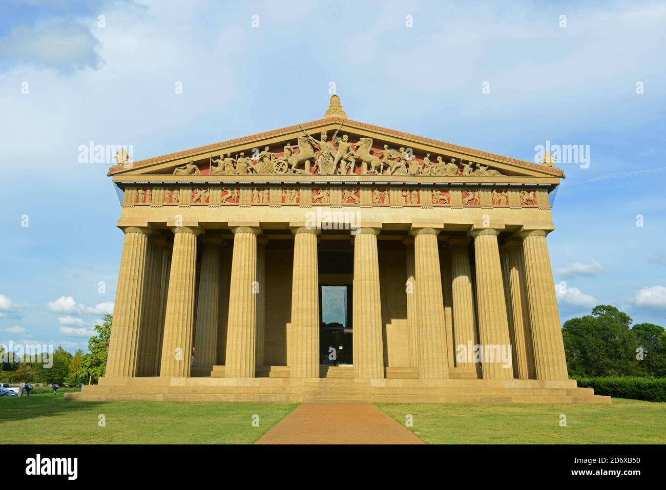 Parthenon is a full scale replica of Parthenon in Athens built in 1897 in Centennial Park in ...
