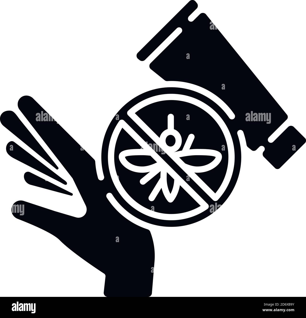 Black fly bites Stock Vector Images - Alamy