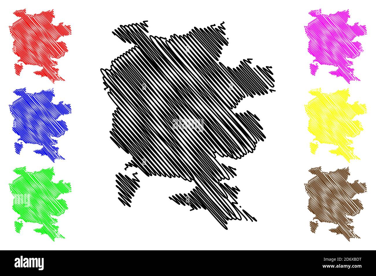 Londrina City (Federative Republic of Brazil, Parana State) map vector ...