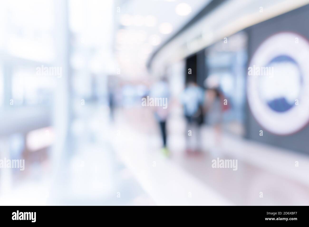 Abstract Shopping mall background with bokeh Stock Photo - Alamy