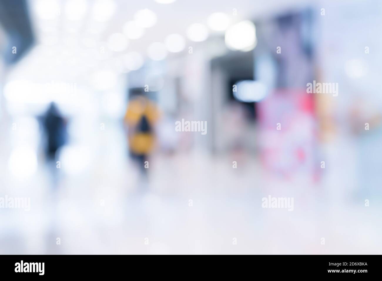 Abstract Shopping mall background with bokeh Stock Photo - Alamy