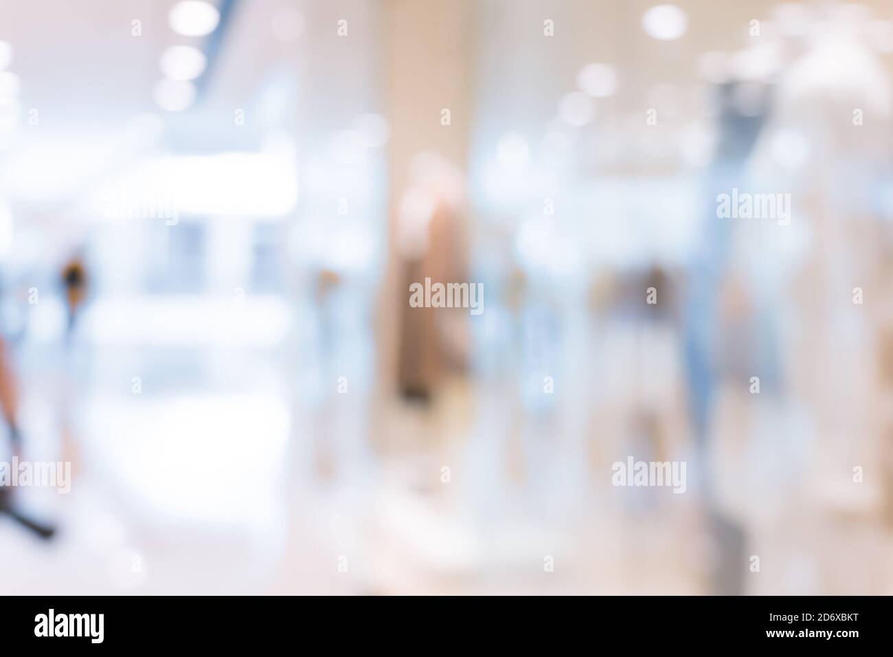 Abstract Shopping mall background with bokeh Stock Photo - Alamy
