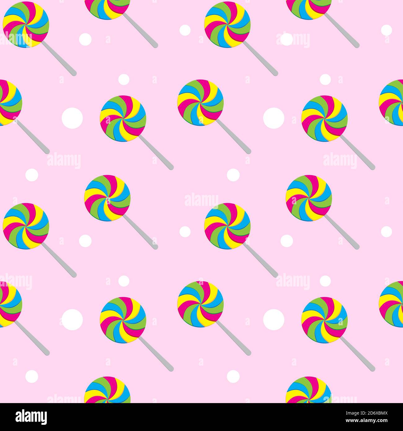 Rainbow lollipop Stock Vector Images - Alamy