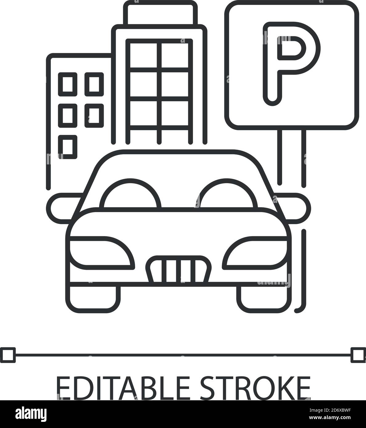 Security parking Black and White Stock Photos & Images - Alamy