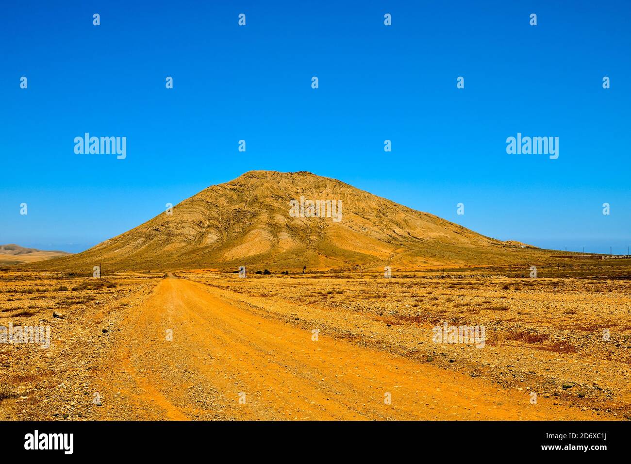 Dry Desert Landscape Stock Photo - Alamy