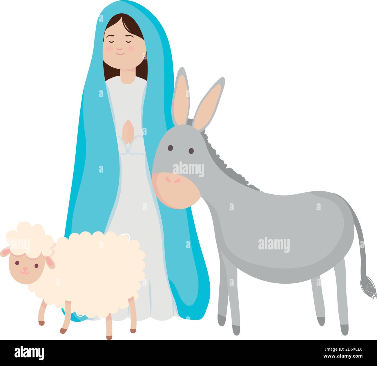 Rosary And Mary Clipart Nativity