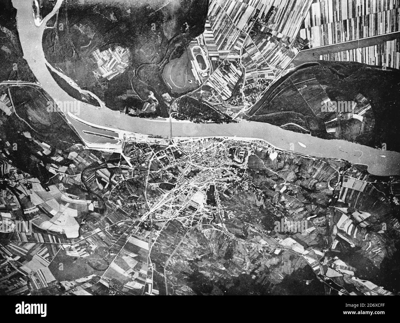 World war aerial view Black and White Stock Photos & Images - Alamy