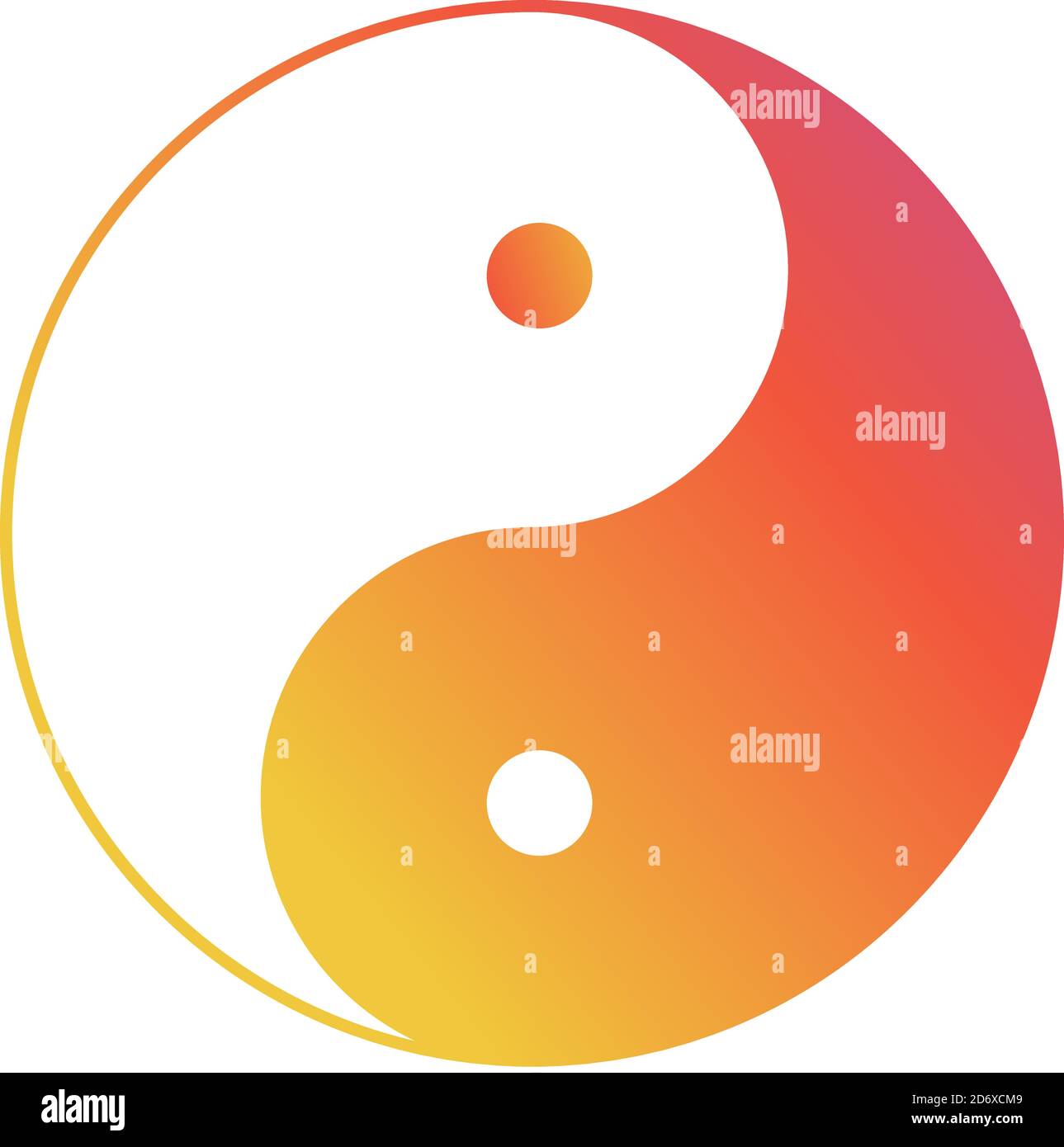 Yin yang symbol of harmony and balance with water color effect Stock Vector Image & Art - Alamy