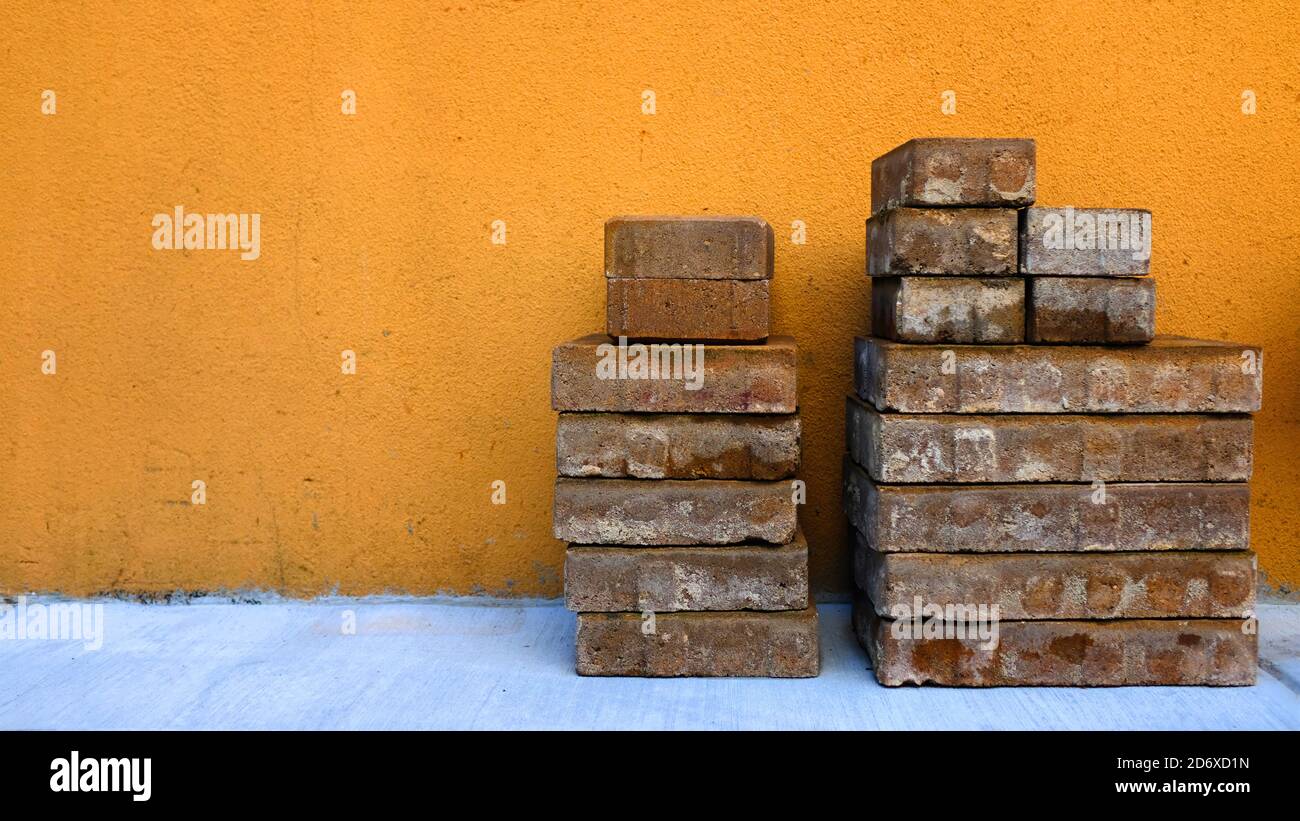 Large building of orange bricks hi-res stock photography and images - Alamy