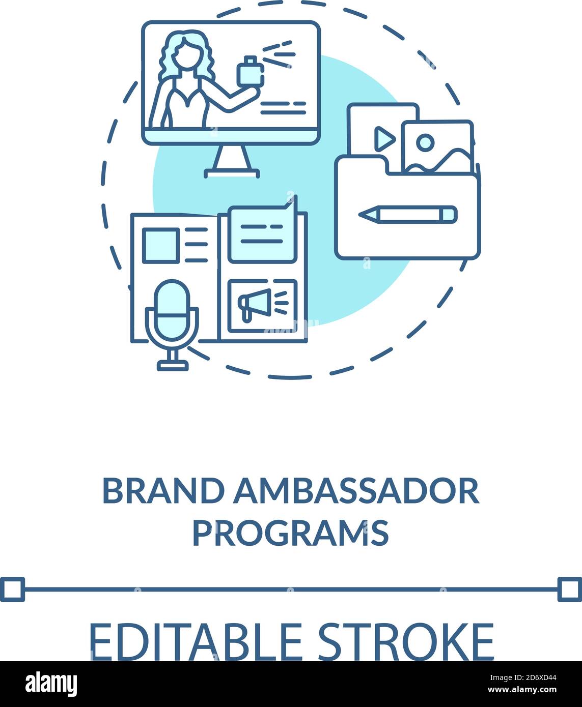 Influencer programs Stock Vector Images - Alamy