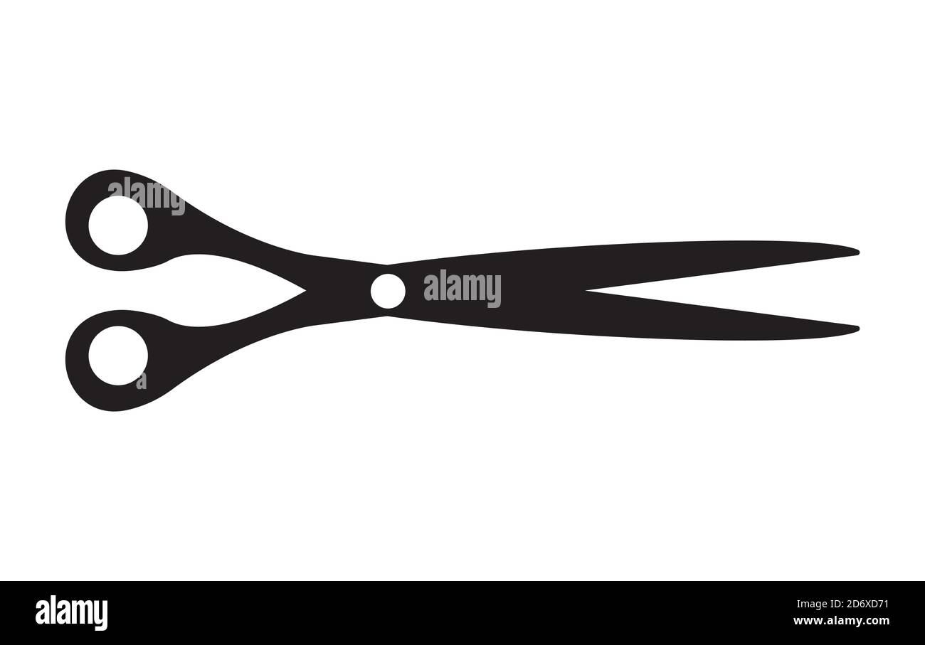 Scissor vector illustration isolated on white background Stock Vector ...