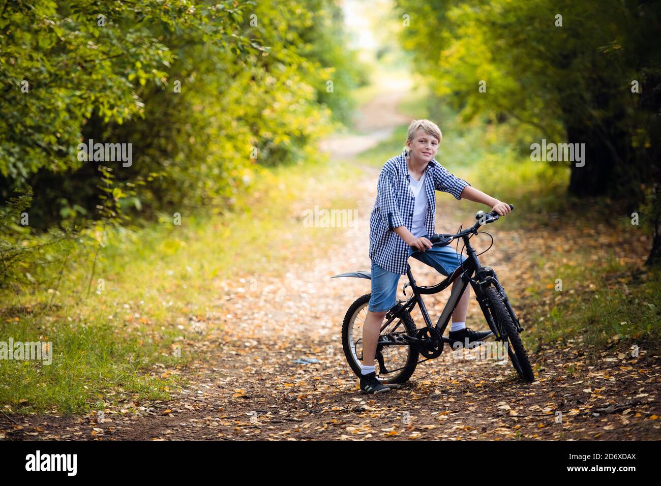 Boy and mtb hi-res stock photography and images - Alamy