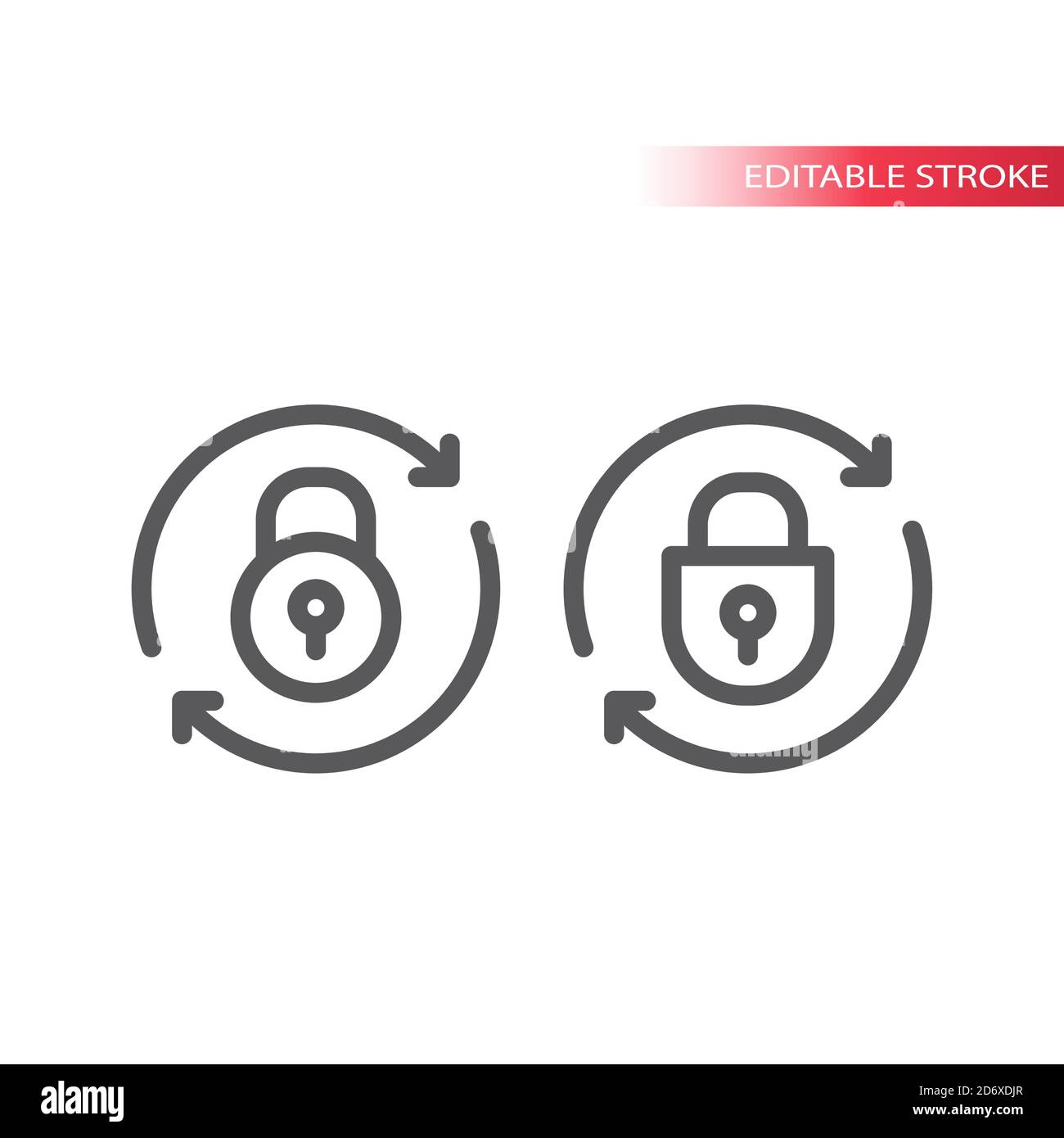Lock vector vector vectors hi-res stock photography and images - Alamy