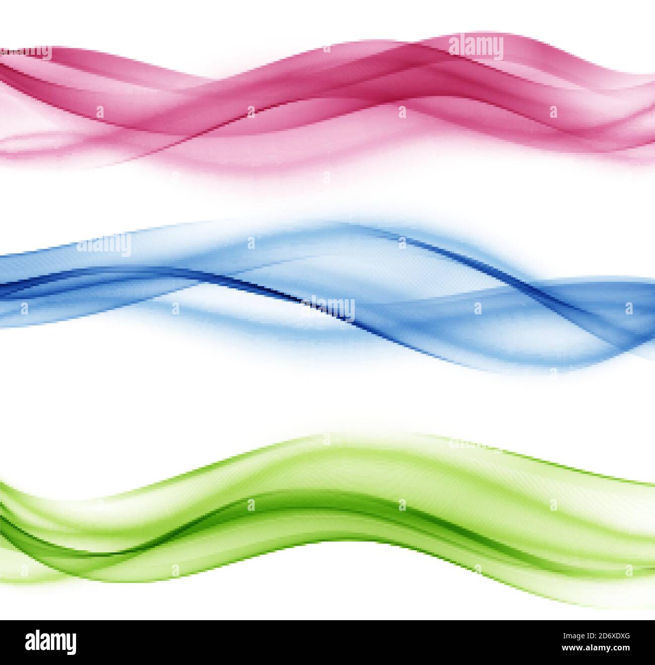 Set of wavy banners Wave abstract flow Vector wave Stock Vector Image ...