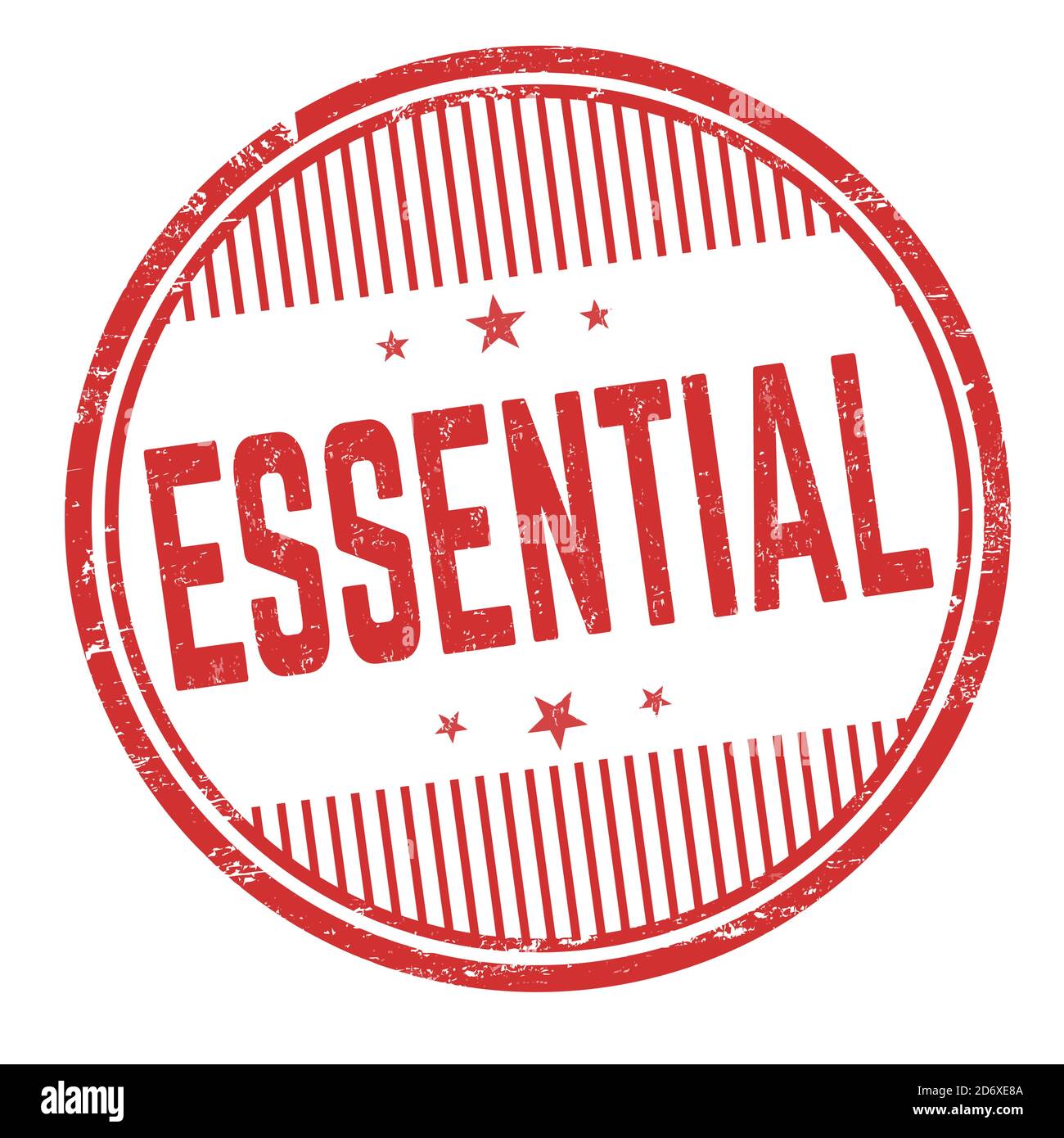 Essential grunge rubber stamp on white background, vector illustration ...