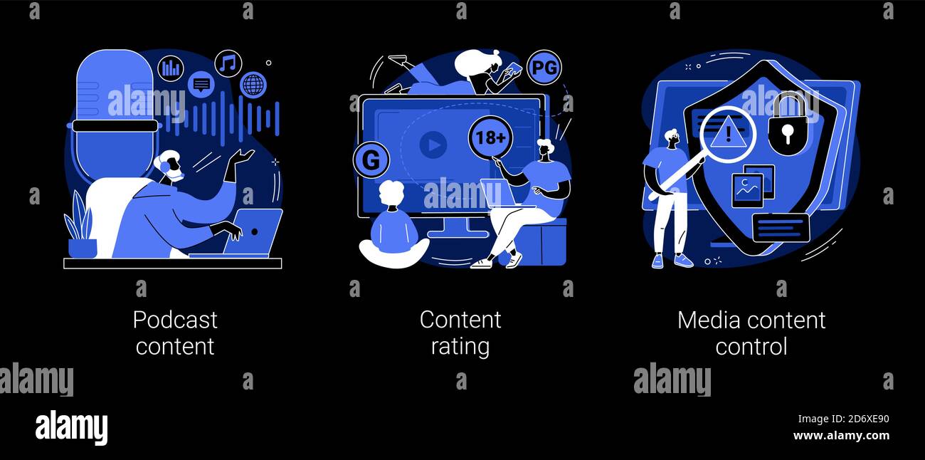 Engaging marketing abstract concept vector illustrations Stock Vector ...