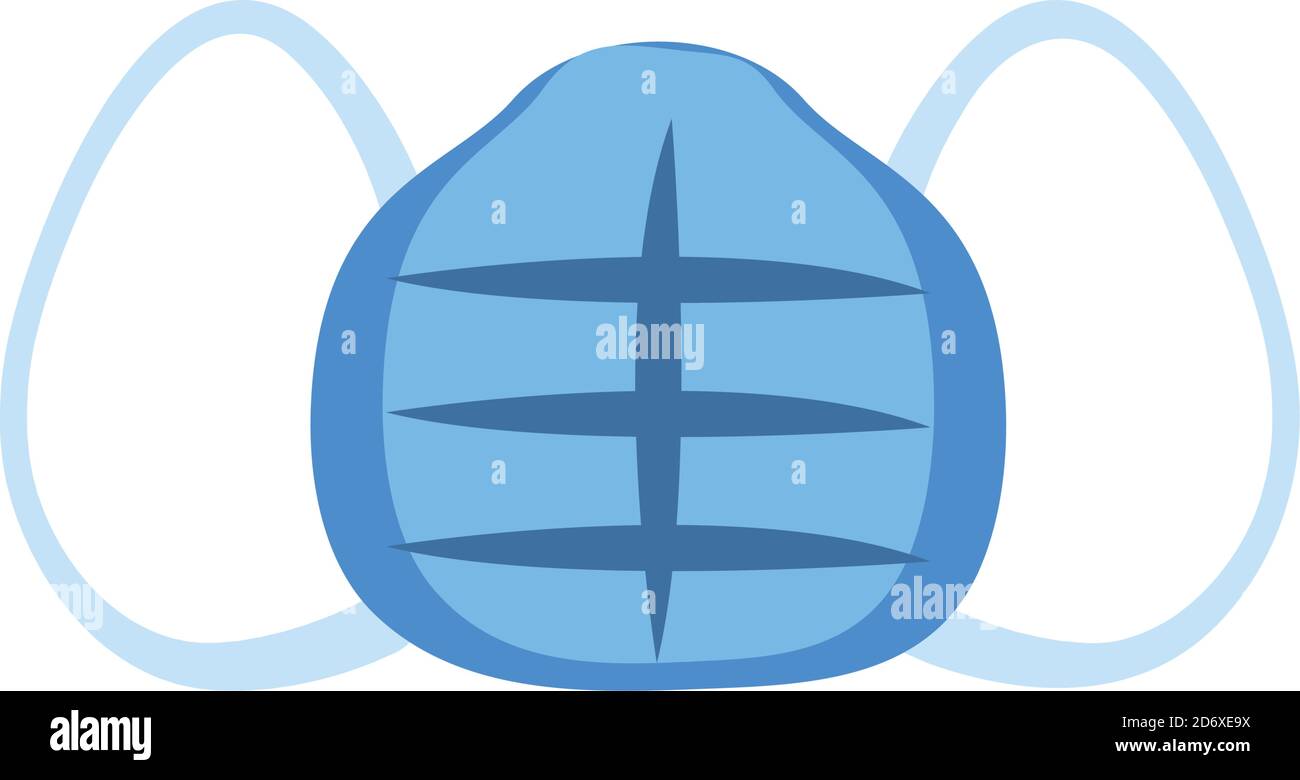 mask flat style icon design of Medical care health emergency aid exam ...