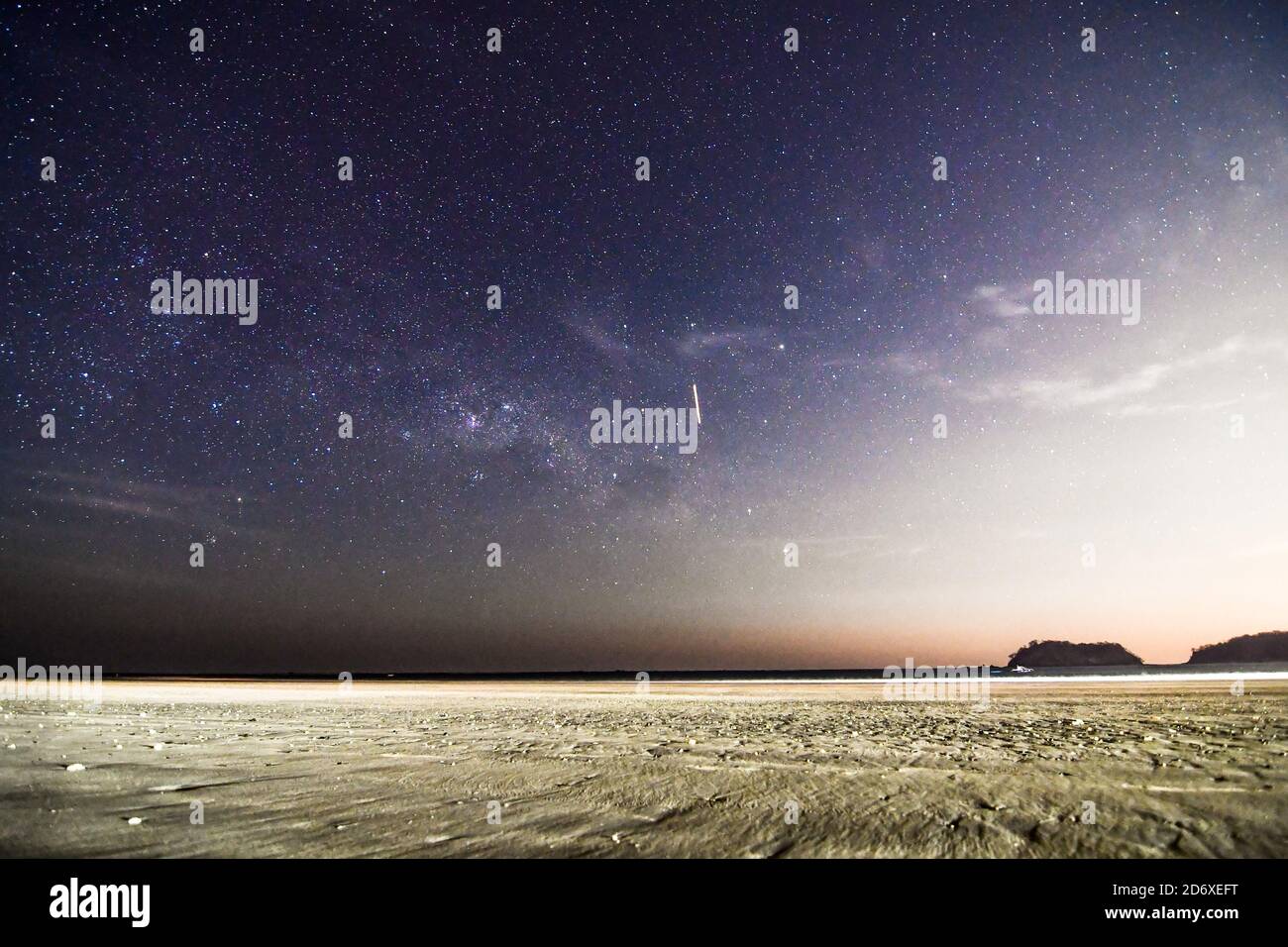 sea and sky, photo as a background , taken in Samara, Nicoya, Costa ...