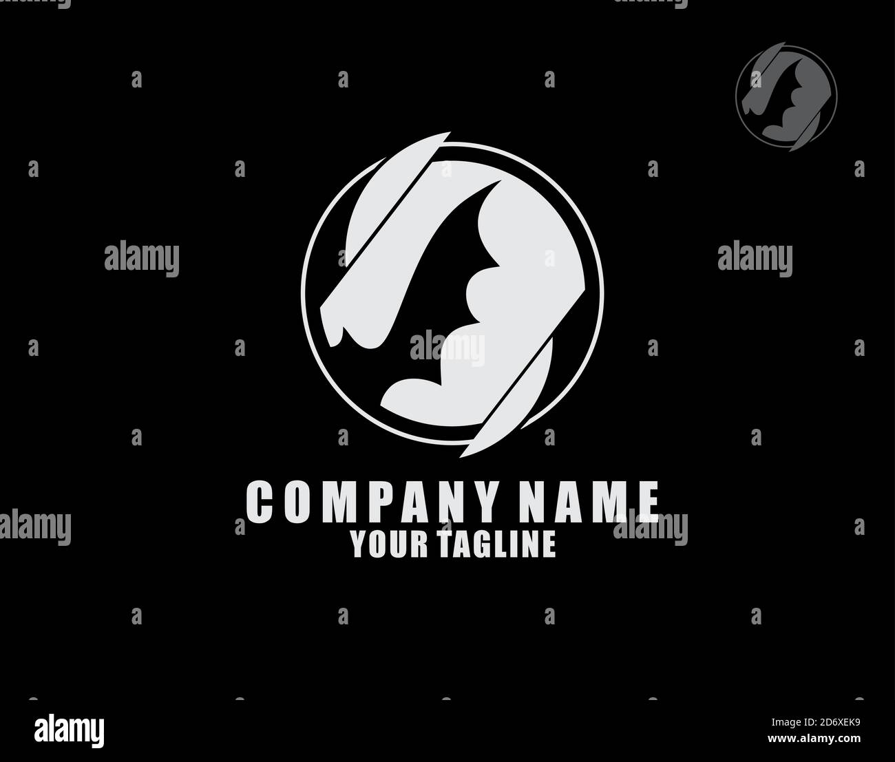 Bat logo on white background in vector illustration Stock Vector Image ...