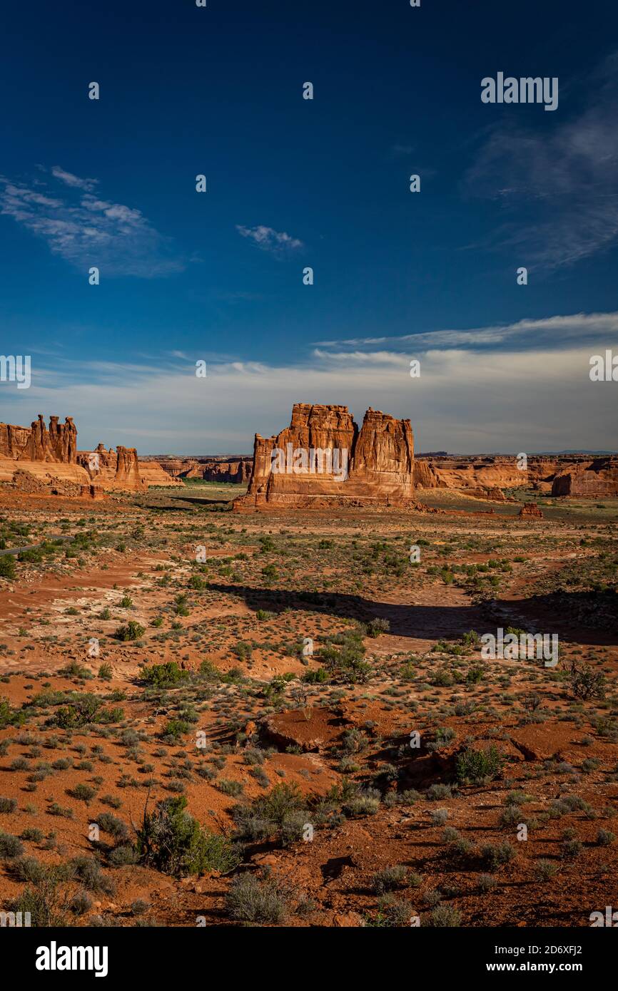 Natural erosion arches national park hi-res stock photography and ...
