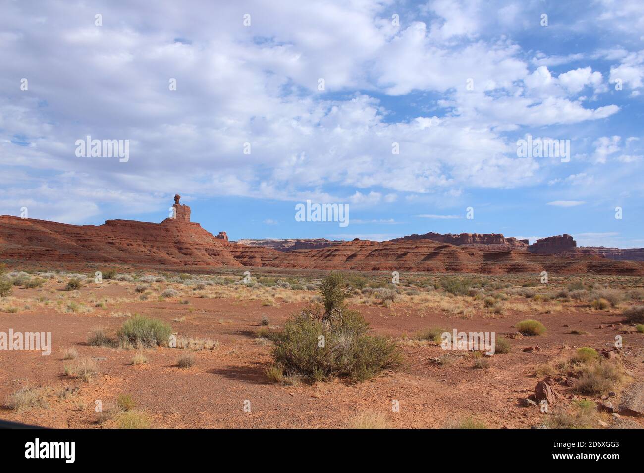 Scenic drive through Valley of the Gods, Utah, featuring desert valleys ...