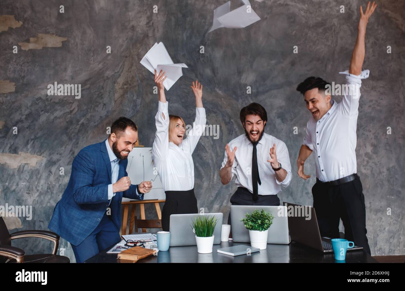 Happy overjoyed hi-res stock photography and images - Alamy