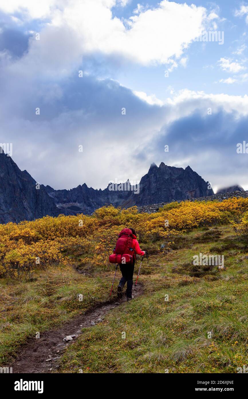 Backpacking girl hi-res stock photography and images - Alamy