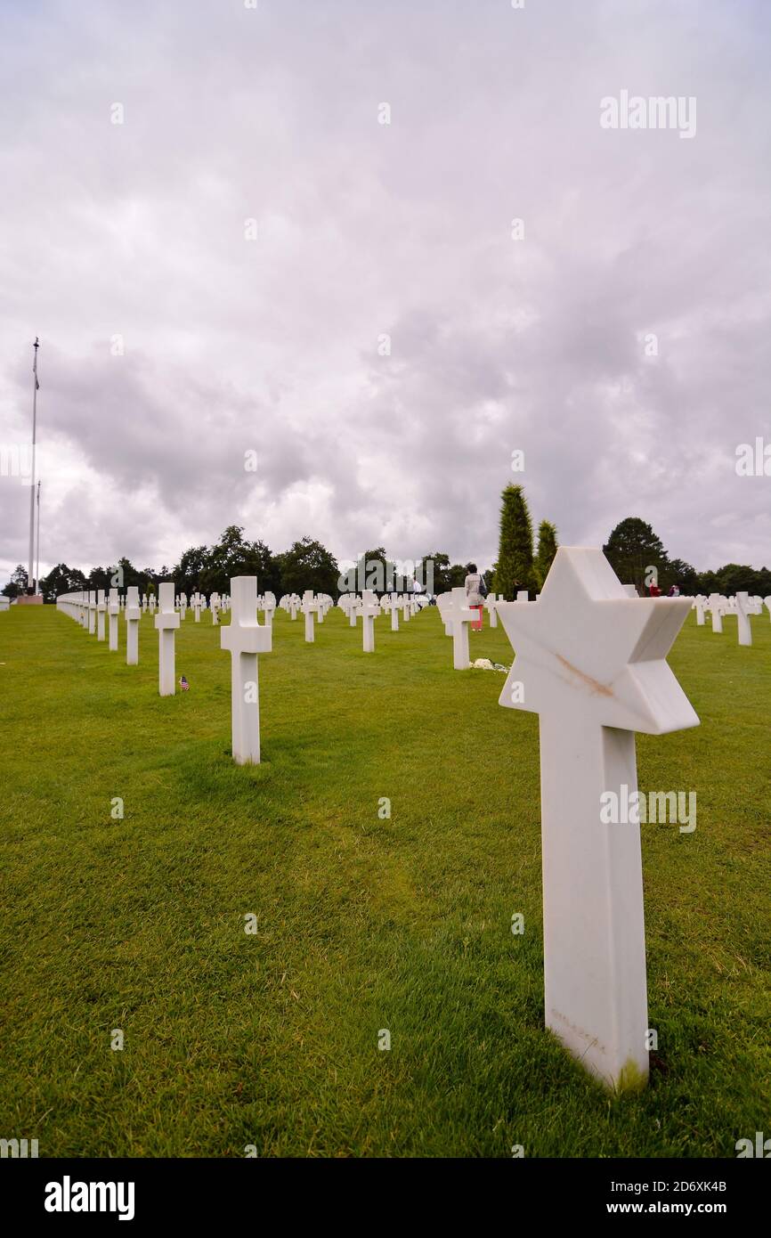 American Cemetery in Normandy Stock Photo - Alamy