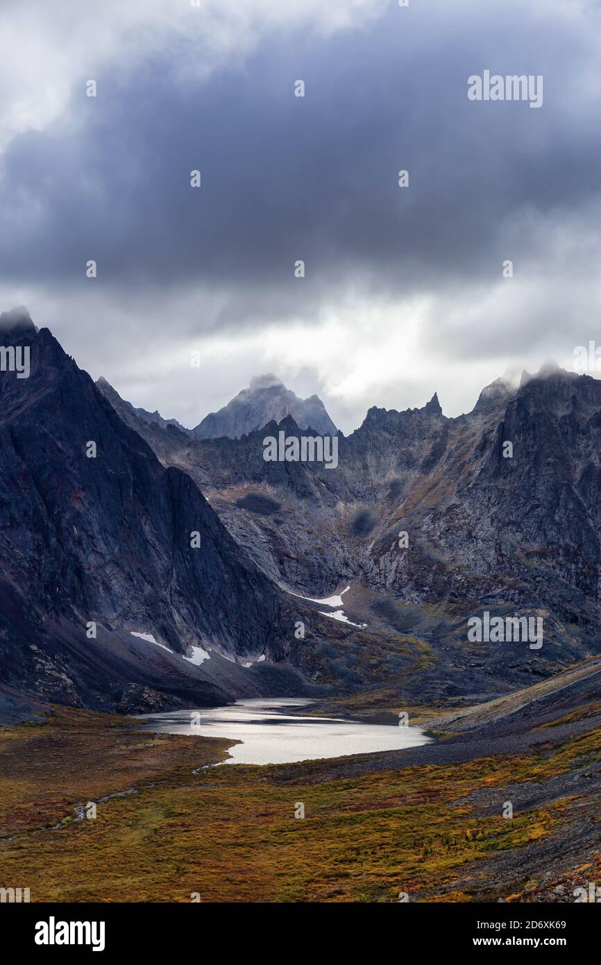 Aerial view beautiful alpine lake hi-res stock photography and images ...