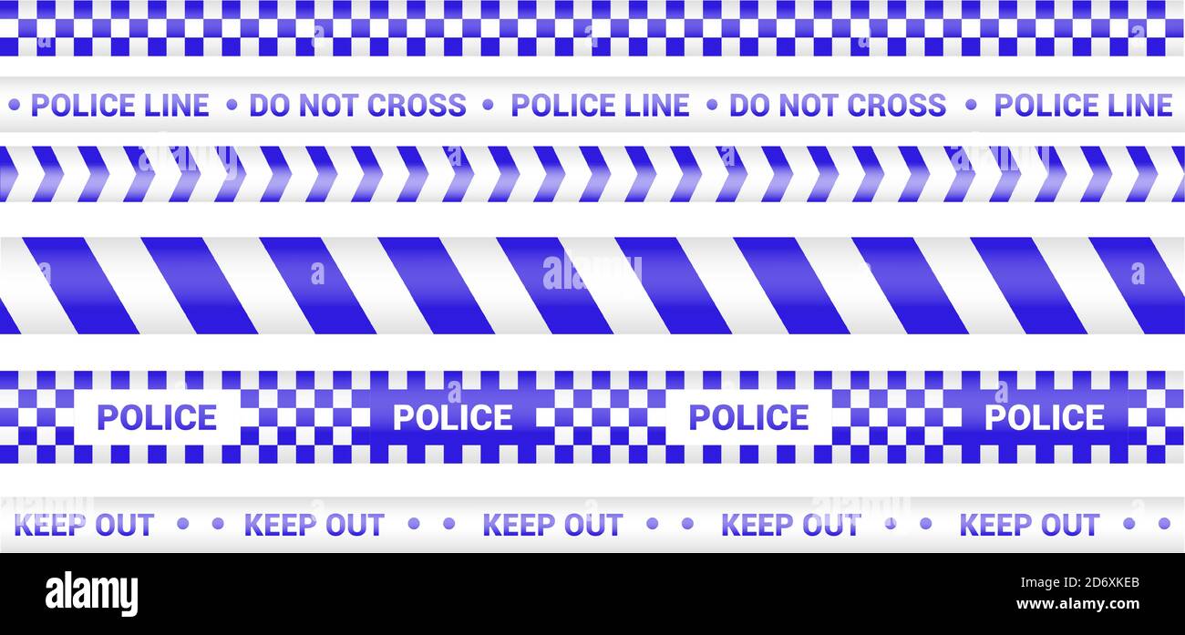 Police tape, crime danger line. Barricade police lines isolated ...