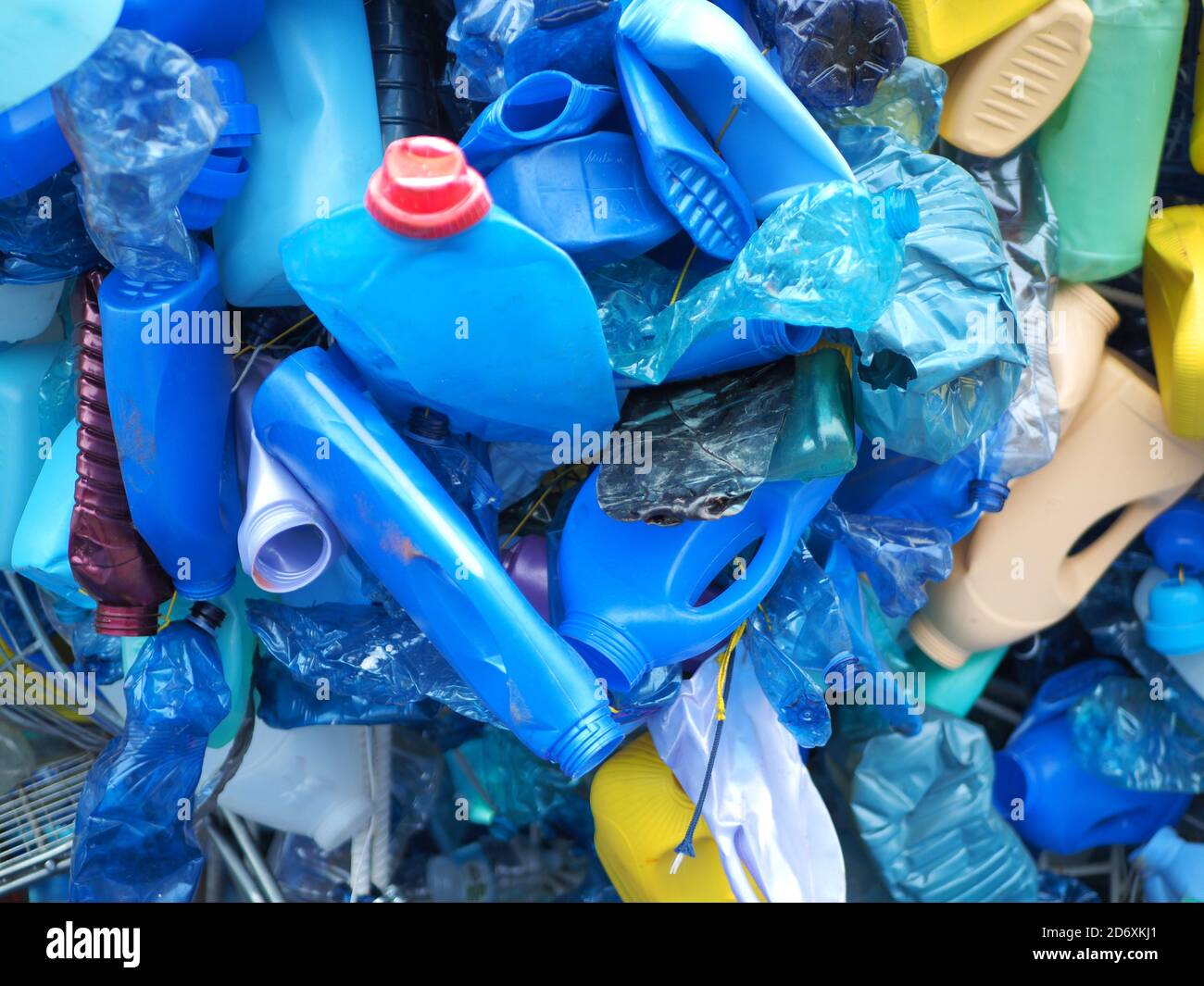 Closeup shot of plastic bottles for recycling Stock Photo - Alamy